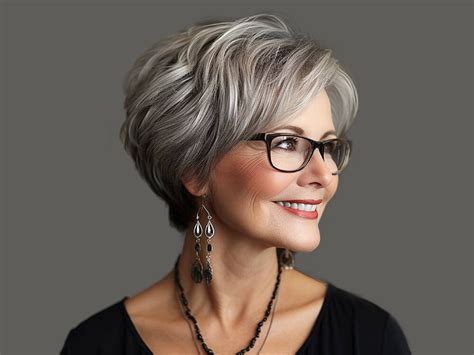 28 Stylish Wedge Haircuts For Women Over 60