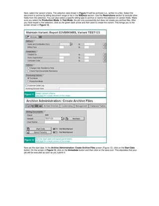 Archive Data In Sap PDF