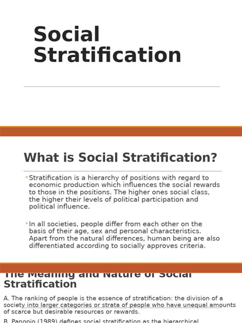 Understanding Social Stratification Pdf Social Stratification
