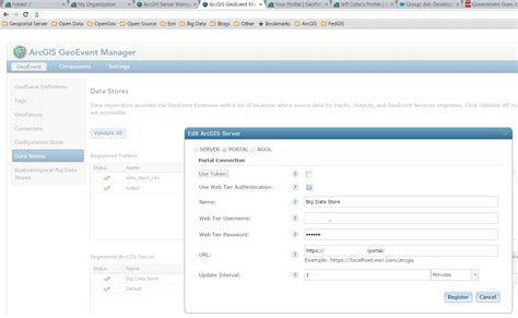 Spatiotemporal Big Data Store Isnt Showing Up In Esri Community