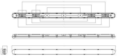 Novah Ltd Specialists In Led Lighting Barracuda Iv 6ft 36 64w Cct Non Corrosive Non
