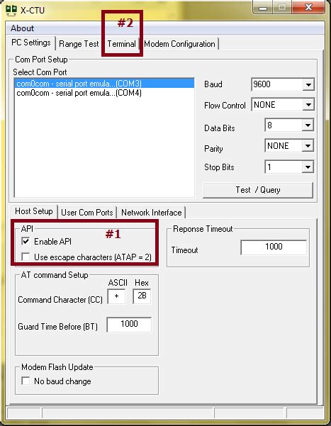 Communicating Arduino And Pc Using Two Xbees Stack Overflow