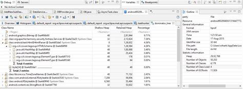 How To Determine The Statistics Of Memory Analyzer For Android App