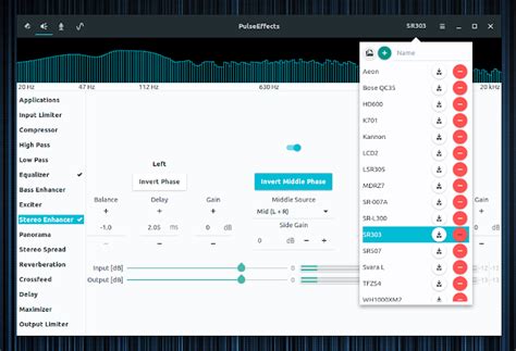 pulseeffects a nice system wide pulseaudio equalizer audio effects