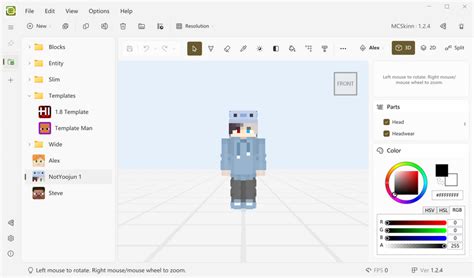 Tutorialprograms And Editorsskinning And Texturing Minecraft Wiki