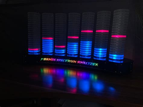 7 Bands Spectrum Analyzer Curved Etsy