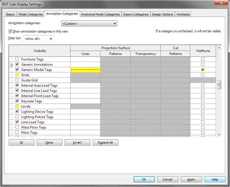 Revit Link Display Settings Highlight Custom Overwrites Autodesk Community
