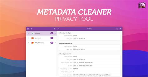 Metadata Cleaner For Linux Is Exactly That Omg Linux
