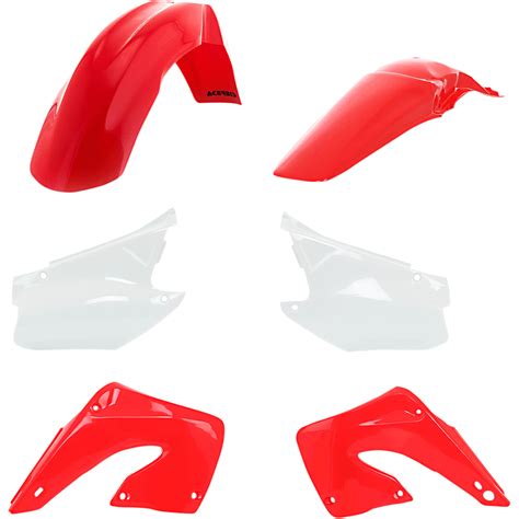 Acerbis Honda Cr125r 2000 2001 Standard Replacement Body Kit 01 Red