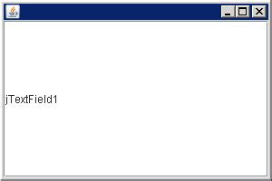Jtextfield With A Jscrollbar For Scrolling Jtextfield Swing Java