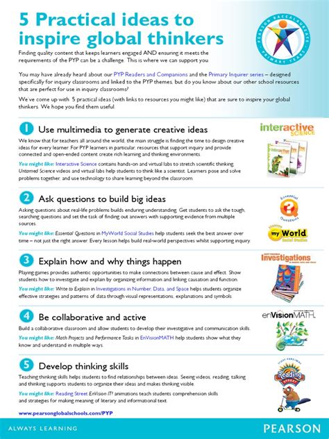 5 Practical Pyp Tips Pdf Pedagogy Learning