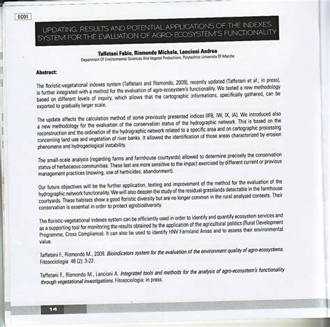 Pdf Updating Results And Potential Applications Of The Indexes