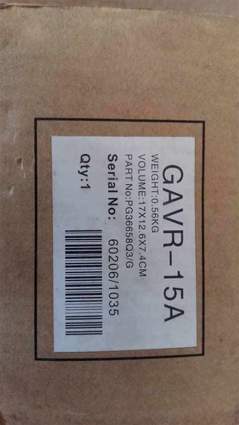 Gavr 15a Avr Generator Aeliya Marine