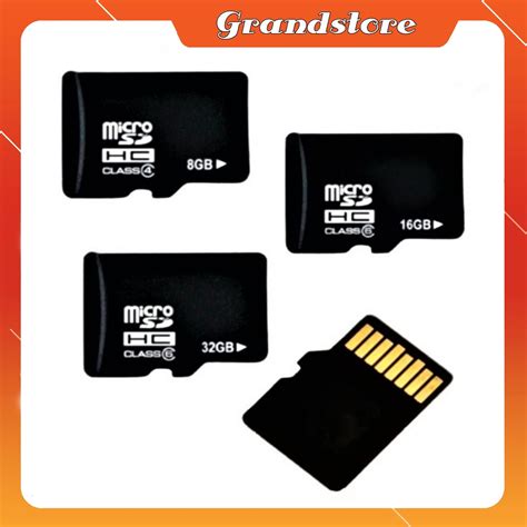 Thẻ Nhớ Micro Sd đen 2gb 4gb 8gb 16gb 32gb Dùng Cho điện Thoại Máy