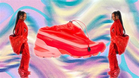 Rihanna Tore Up The Super Bowl Stage In Grippy Salomon Sneakers Gq