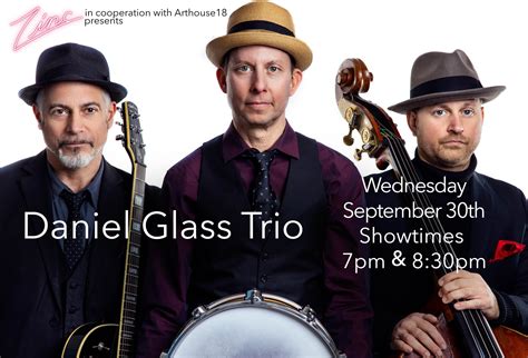 Daniel Glass Trio Zinc Bar