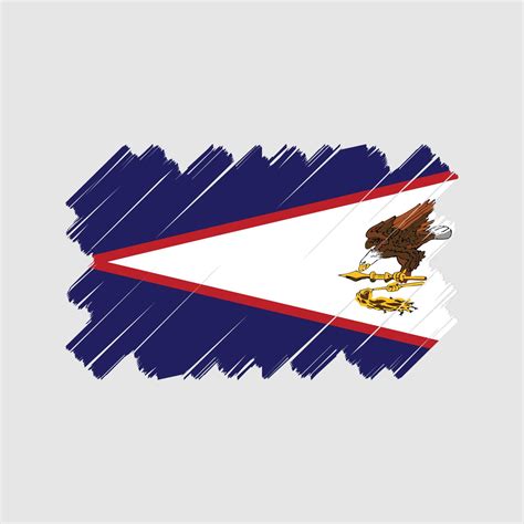 American Samoa Flag Vector Design National Flag 11472874 Vector Art At