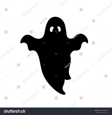 Ghost Outline Clip Art