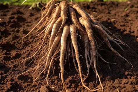 Plates With Different Types Of Root Crops Background 3 High