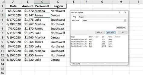 How To Use Find All To Manipulate Specific Matching Values In Excel Techrepublic