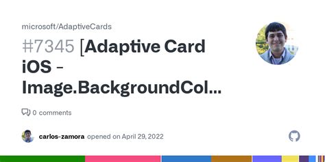 Adaptive Card Ios Imagebackgroundcolorjson Voice Over Does Not Announce The The