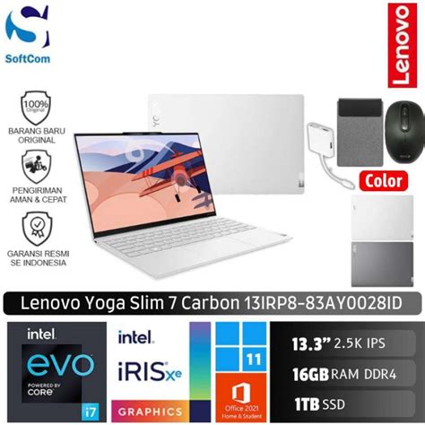 Promo Lenovo Yoga Slim Carbon Rid Id Ultrabook Core I P Evo Gb Tb K Touch