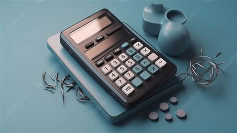3d rendered cartoon illustration featuring a calculator and mathematical symbols as elements