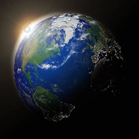 太阳北美国地球地球 包图企业站
