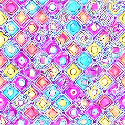 retro random squares rectangles circles and triangles pattern