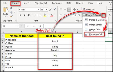 How To Unmerge Cells In Excel A Step By Step Guide 2024