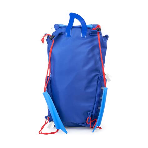 Shark Fin Blue Backpack Its Party Time