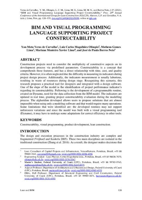 visual programming pdf 189326 veras de carvalho et a 2021 bim and