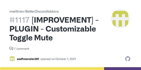 Improvement Plugin Customizable Toggle Mute · Issue 1117