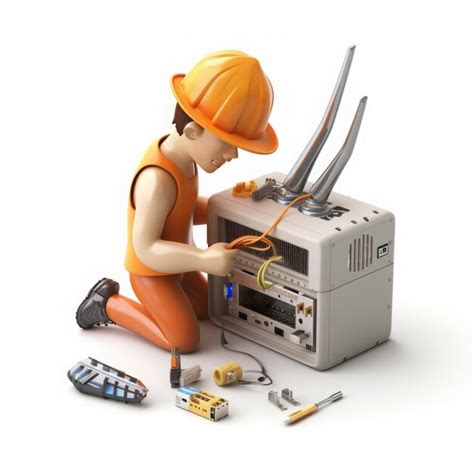 premium ai image a 3d model to install an internet connection