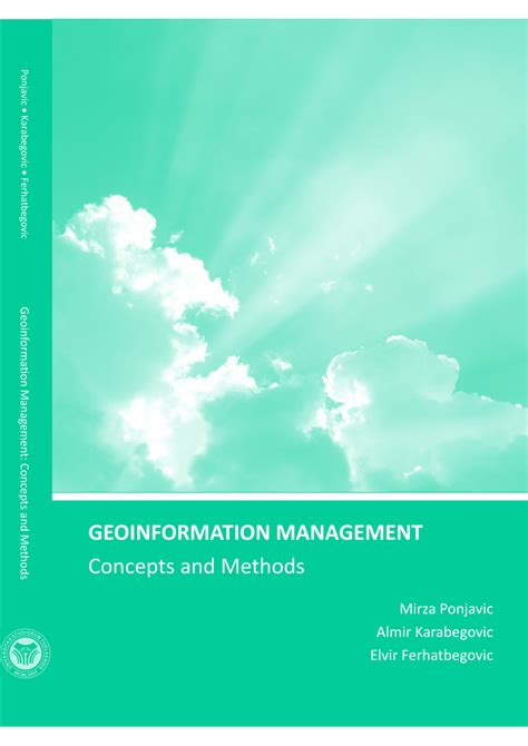 Pdf Geoinformation Management Concepts And Methods