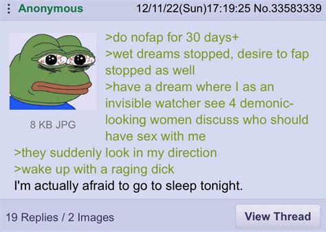 Demonussy Got Anon Acting Unwise Rgreentext No Nut November Nnn