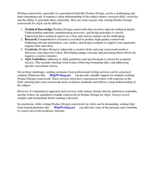 As Product Design Coursework Aqa Pdf Understanding Creativity