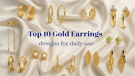 10 Stylish Gold Earrings Designs That Are So Cute Youll Want To Wear