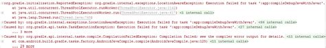 Java Execution Failed For Task Appcompiledebugjavawithjavac After Updating The Android