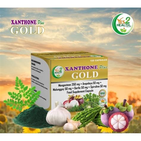 Xanthone Plus Gold Capsules Shopee Philippines