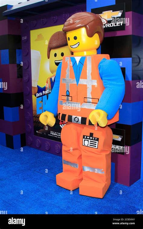 LOS ANGELES FEB Emmet Character Atmosphere At The Lego Movie The Second Part Premiere