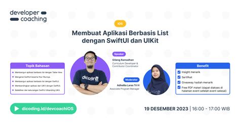 dicoding developer coaching 121 ios membuat aplikasi berbasis list