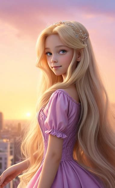 Premium Ai Image A Cute Fantasy Girl Character Photo Ai Generated