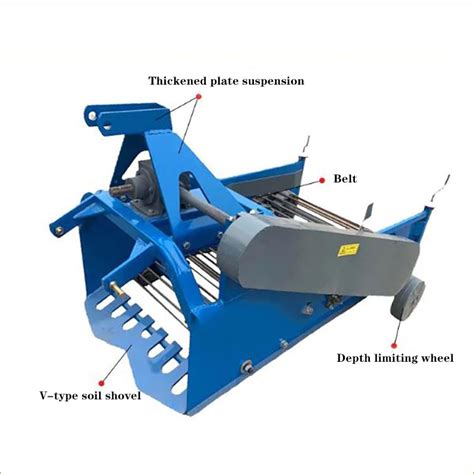 Small Potato Digger Harvester Driven By Tractor Agricultural