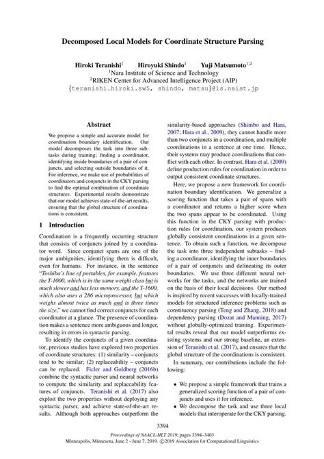 Pdf Decomposed Local Models For Coordinate Structure Parsing Dokumentips