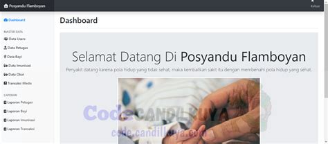 Source Code Aplikasi Web Posyandu Berbasis Codeigniter Candil Code
