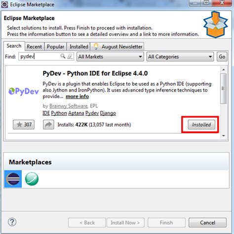 Eclipse Development Environment — Volttron 41 Documentation