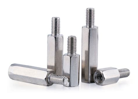 สแตนเลสทอ Rivet ชาย หญงเกลยว Hex Standoffs สกรยดการเชอมตอเหลก