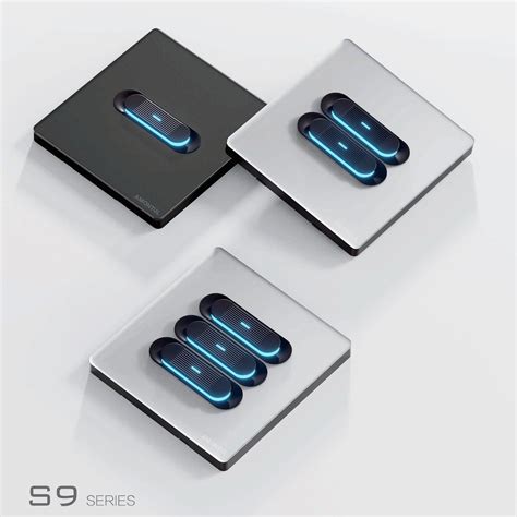 New Design Uk Bs Building Hardware Temper Glass Acrylic Piano Board Wall Light Electrical