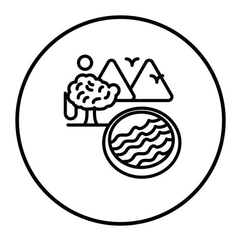 Premium Vector Lake Vector Illustration